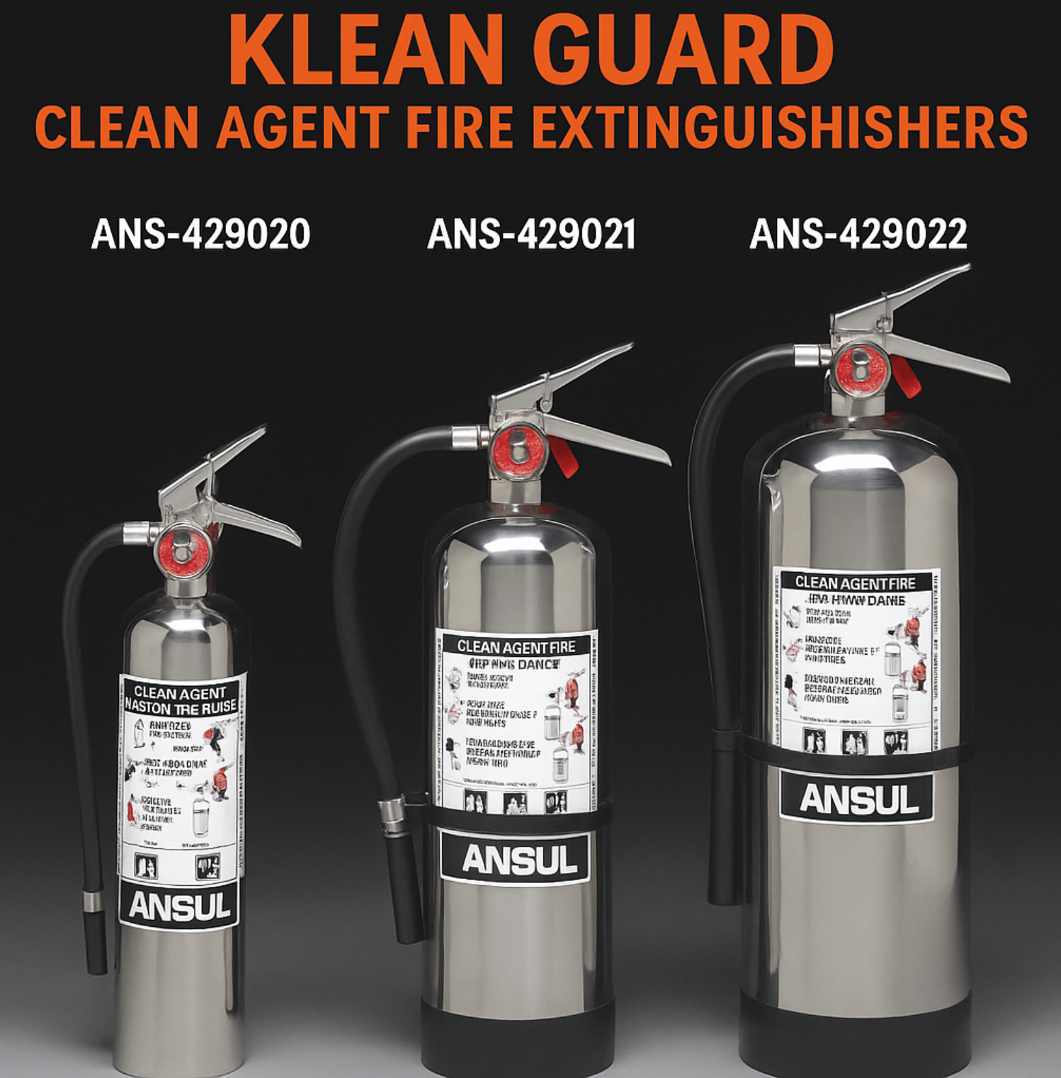 ANSUL® KleanGuard Clean Agent Fire Extinguishers – TJ Nowak Supply ...