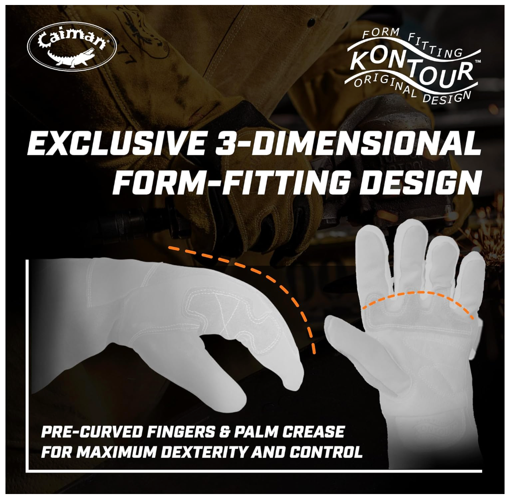 Caiman® 1540 Premium Boarhide™ MIG Welding Gloves – TJ Nowak Supply ...